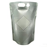 China Aluminum Foil Custom Printed Valve Stand Up Beverage Packaging Bag Tap Resealable Doypack for sale