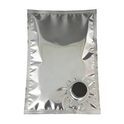 China Aseptic Leakproof Custom Bib Bag In Box 3L Durable Beverage Liquid Food Grade Packaging for sale
