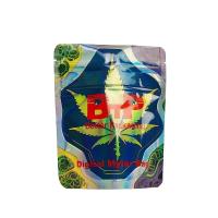China Stand Up Pouch 3.5g Custom Digital Printed Mylar Ziplock Resealable Food Grade Packaging for sale