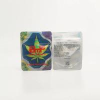 China Stand Up Pouch 3.5g Custom Digital Printed Mylar Ziplock Resealable Food Grade Packaging for sale