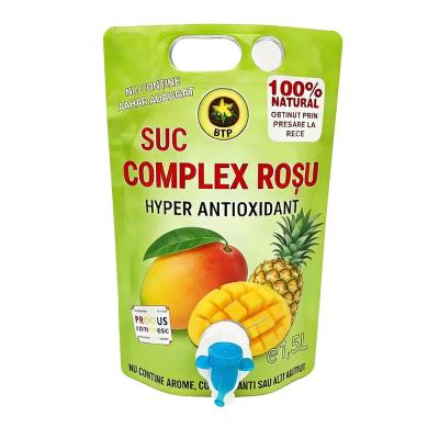 China Beverage Wine Packaging Bags 2L 3L 5L Customized Printed Stand Up Juice Pouch for sale