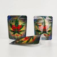 China Smell Proof Stand Up Mylar Bags Digital Printed Resealable Ziplock Foil Packaging Pouch for sale