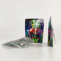 China OEM Lgoo Waterproof 3.5g Mylar Pouch Bags Ziplock Doypack Child Resistant Packaging for sale