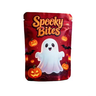 China Candy Chocolate 3.5g Custom Mylar Bag Resealable Zipper Plastic Smell Proof Packaging for sale