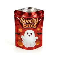 China Candy Chocolate 3.5g Custom Mylar Bag Resealable Zipper Plastic Smell Proof Packaging for sale