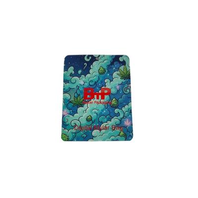 China Smell Proof 3.5g Custom Mylar Bag Resealable Child Resistant Aluminum Ziplock Packaging for sale