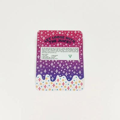 China Smell Proof 3.5g Customized Logo Mylar Bags Resealable Doypack Food Packaging for sale
