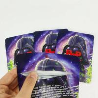 China Custom Matte Lamination 3.5g Mylar Bag Resealable Ziplock High Barrier Plastic Packaging for sale
