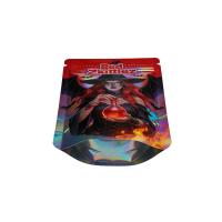 China Foil Laminated 3.5g Mylar Bags Resealable Ziplock Doypack Candy Gummies Packaging for sale