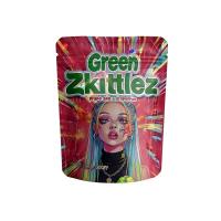 China Child Resistant 3.5g Custom Mylar Bags Resealable Smell Proof Stand Up Plastic Packaging for sale