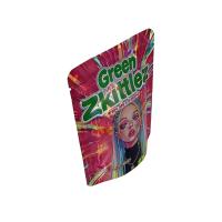 China Child Resistant 3.5g Custom Mylar Bags Resealable Smell Proof Stand Up Plastic Packaging for sale