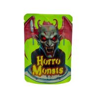 China Glossy Color 3.5g 7g 28g Custom Mylar Bag Resealable Doypack Zipper Plastic Packaging for sale