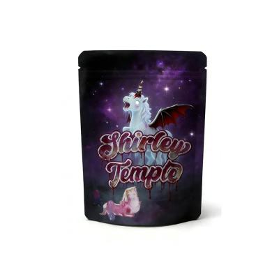 China Smell Proof 3.5g Custom Logo Mylar Bag Resealable Doypack Foil Plastic Ziplock Packaging for sale