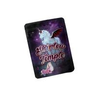 China Smell Proof 3.5g Custom Logo Mylar Bag Resealable Doypack Foil Plastic Ziplock Packaging for sale