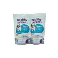 China 100g 200g 500g Mylar Pet Food Packaging Bags Zipper Closure Doypack Stand Up Pouch for sale