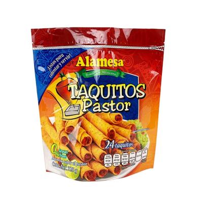 China OEM Resealable Stand Up Packaging Pouch Zipper Doypack Plastic Food Grade Packaging for sale