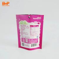 China Mylar Doypack Stand Up Pouch Smell Proof Resealable Plastic Zipper Food Grade Packaging for sale