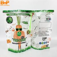 China 1.5L Laminated Mylar Stand Up Packaging Pouch Resealable Doypack Food Grade for sale