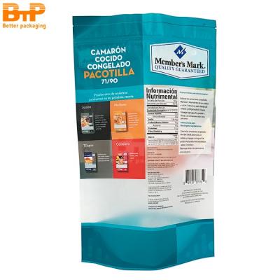 China Doypack Ziplock Mylar Stand Up Pouch Resealable High Barrier Plastic Food Grade Packaging for sale