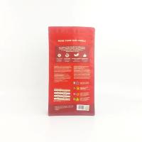 China 500g 1kg Flat Bottom Pet Food Plastic Packaging Stand Up Ziplock Bag Custom Printed for sale