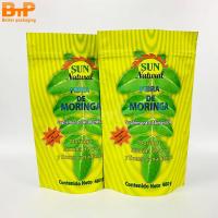 China Seed Storage Doypack Stand Up Bag Mylar Aluminum Foil Resealable Plastic Ziplock Packaging for sale
