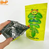 China Seed Storage Doypack Stand Up Bag Mylar Aluminum Foil Resealable Plastic Ziplock Packaging for sale