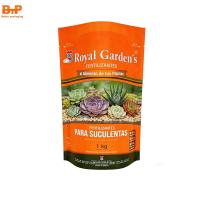 China Laminated Stand Up Bag High Barrier Smell Proof Resealable Plastic Fertilizer Packaging for sale