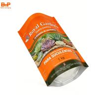 China Laminated Stand Up Bag High Barrier Smell Proof Resealable Plastic Fertilizer Packaging for sale