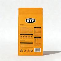 China Aluminum Foil Pet Food Packaging Bags Resealable Zipper Flat Bottom Mylar OEM Color for sale