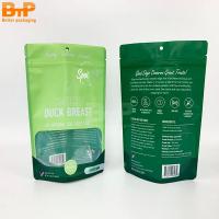 China Pet Food Mylar Stand Up Packaging Pouch Smell Proof Resealable Customized Thickness for sale