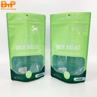 China Pet Food Mylar Stand Up Packaging Pouch Smell Proof Resealable Customized Thickness for sale
