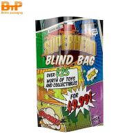 China Hang Hole Cosmetic Mylar Stand Up Pouch Resealable Transparent Zipper Plastic Packaging for sale