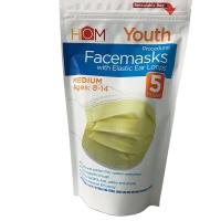 China Mask Packaging Mylar Stand Up Pouch Resealable Ziplock Doypack Moisture Proof Plastic for sale