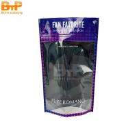 China Mylar Doypack with Transparent Window Stand Up Zipper Bag Resealable Plastic Packaging for sale