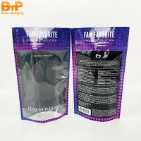 China Mylar Doypack with Transparent Window Stand Up Zipper Bag Resealable Plastic Packaging for sale