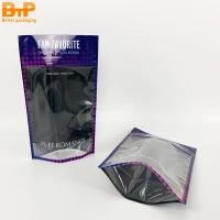 China Mylar Doypack with Transparent Window Stand Up Zipper Bag Resealable Plastic Packaging for sale