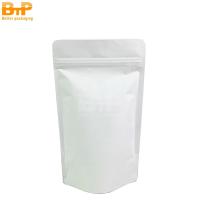 China Kraft Paper Stand Up Pouch Resealable Ziplock Aluminum Foil Eco Friendly Food Packaging for sale