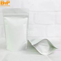 China Kraft Paper Stand Up Pouch Resealable Ziplock Aluminum Foil Eco Friendly Food Packaging for sale