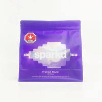 China Premium Holographic Flat Bottom Pouch Moisture Proof Resealable Zipper Food Packaging for sale