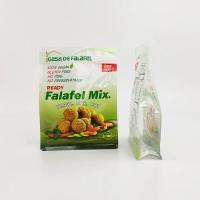 China Custom Printed 500g Resealable Oatmeal Moisture Proof Ziplock Flat Bottom Packaging Bag for sale