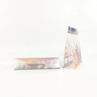 China Custom Logo Moisture Proof Apparel Garment Transparent Flat Bottom Plastic Packaging Bag for sale