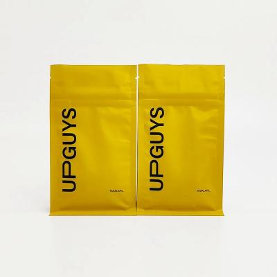 China Durable Resealable Moisture Proof Flat Bottom Plastic Bags Food Safe Packaging Storage for sale