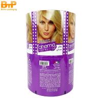 China Aluminum Foil Mylar Laminated PET PE Plastic Custom Printed Stretch Packaging Roll Film for sale