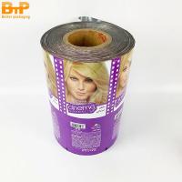 China Aluminum Foil Mylar Laminated PET PE Plastic Custom Printed Stretch Packaging Roll Film for sale