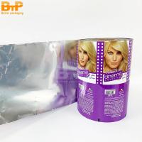 China Aluminum Foil Mylar Laminated PET PE Plastic Custom Printed Stretch Packaging Roll Film for sale