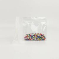 China Custom Logo Flat Bottom Pouch Food Grade Transparent Resealable Plastic Ziplock Stand Up for sale