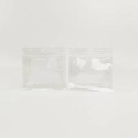 China Custom Logo Flat Bottom Pouch Food Grade Transparent Resealable Plastic Ziplock Stand Up for sale