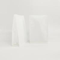 China Custom Logo Pattern Flat Bottom Pouch Resealable Zipper Stand Up Food Packaging Paper Bag for sale