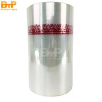 China Transparent Custom Printed Mylar Plastic Packaging PET PE Laminated Stretch Roll Film for sale