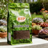 China Custom Resealable Plastic Packaging Ziplock Chemical Fertilizer Flat Bottom Mylar Bag for sale